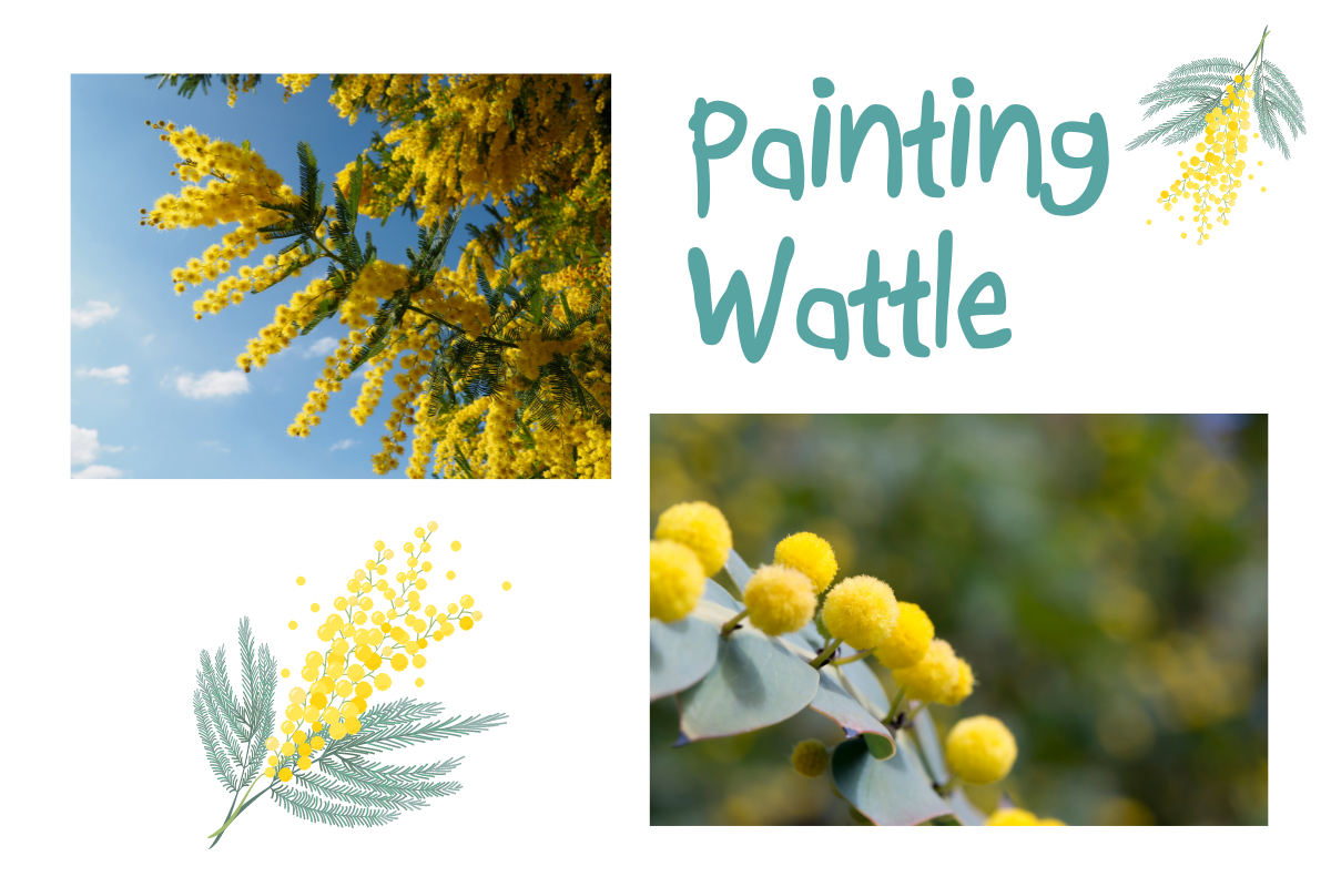 Wattle Painting - Ignite Minds Family Day Care